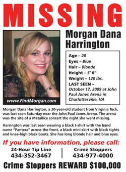 Rock band offers reward for missing fan « Celebrity Gossip and Movie News