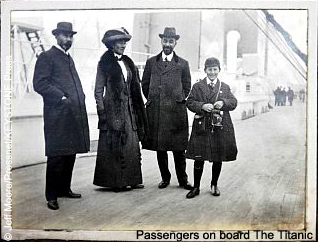 Titanic First Class Passengers