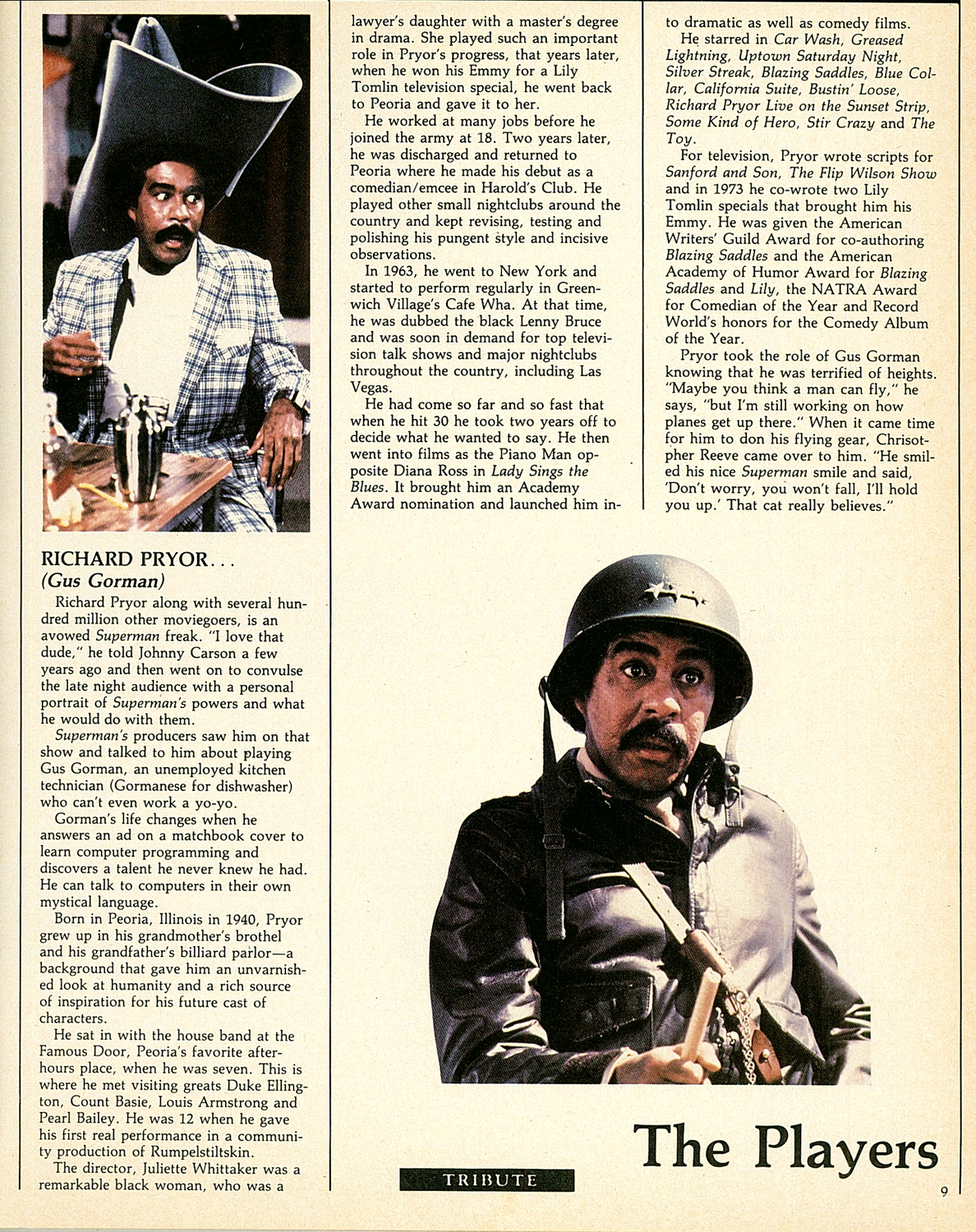 Summer 1983 Richard Pryor « Celebrity Gossip and Movie News