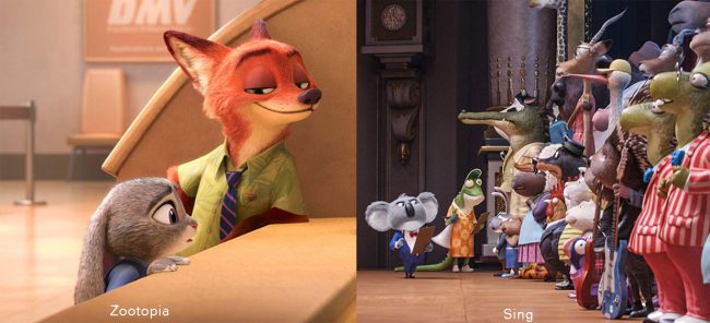 Zootopia vs Sing « Celebrity Gossip and Movie News