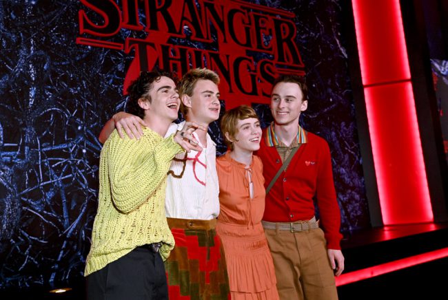 Jack Dylan Grazer, Jadeden Martell, Sophia Lillis and Wyatt Oleff ...