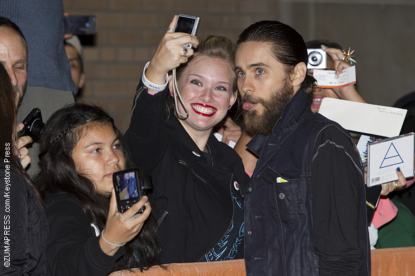Jared Leto poses for fans | Toronto International Film Festival TIFF
