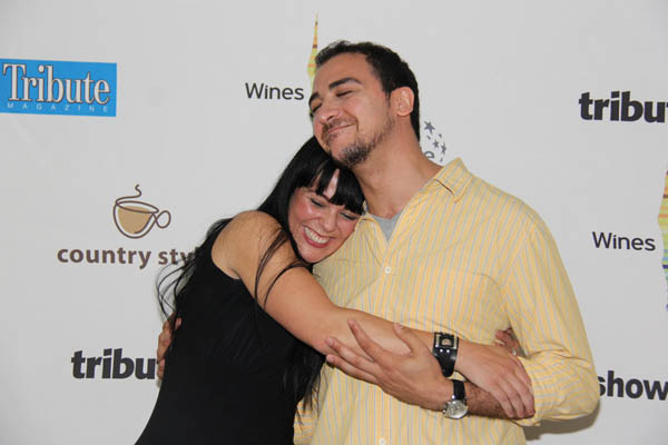 It was a happy reunion in the Tribute suite with Michelle Latimer and ...