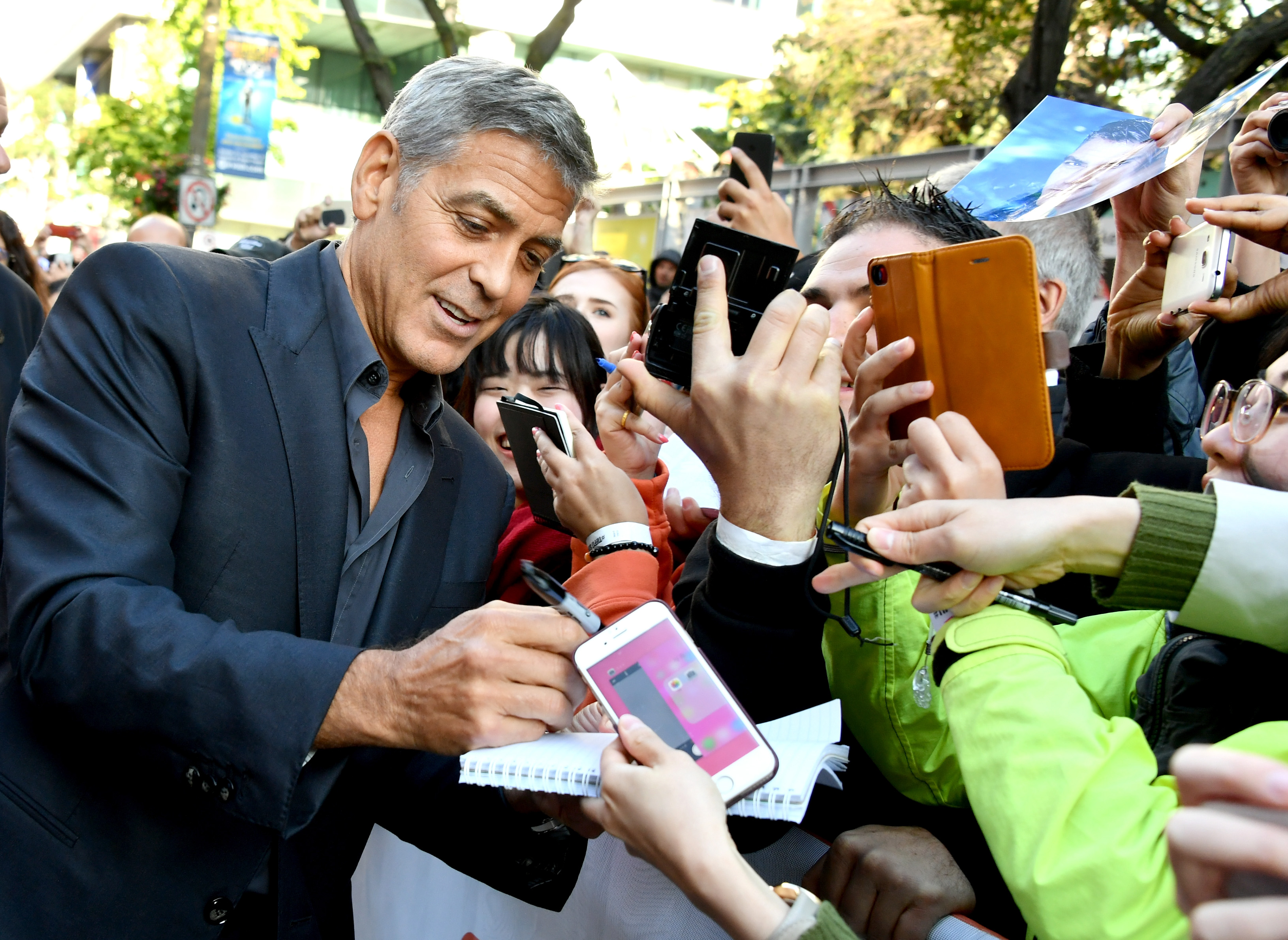 Celebrities Signing Autographs