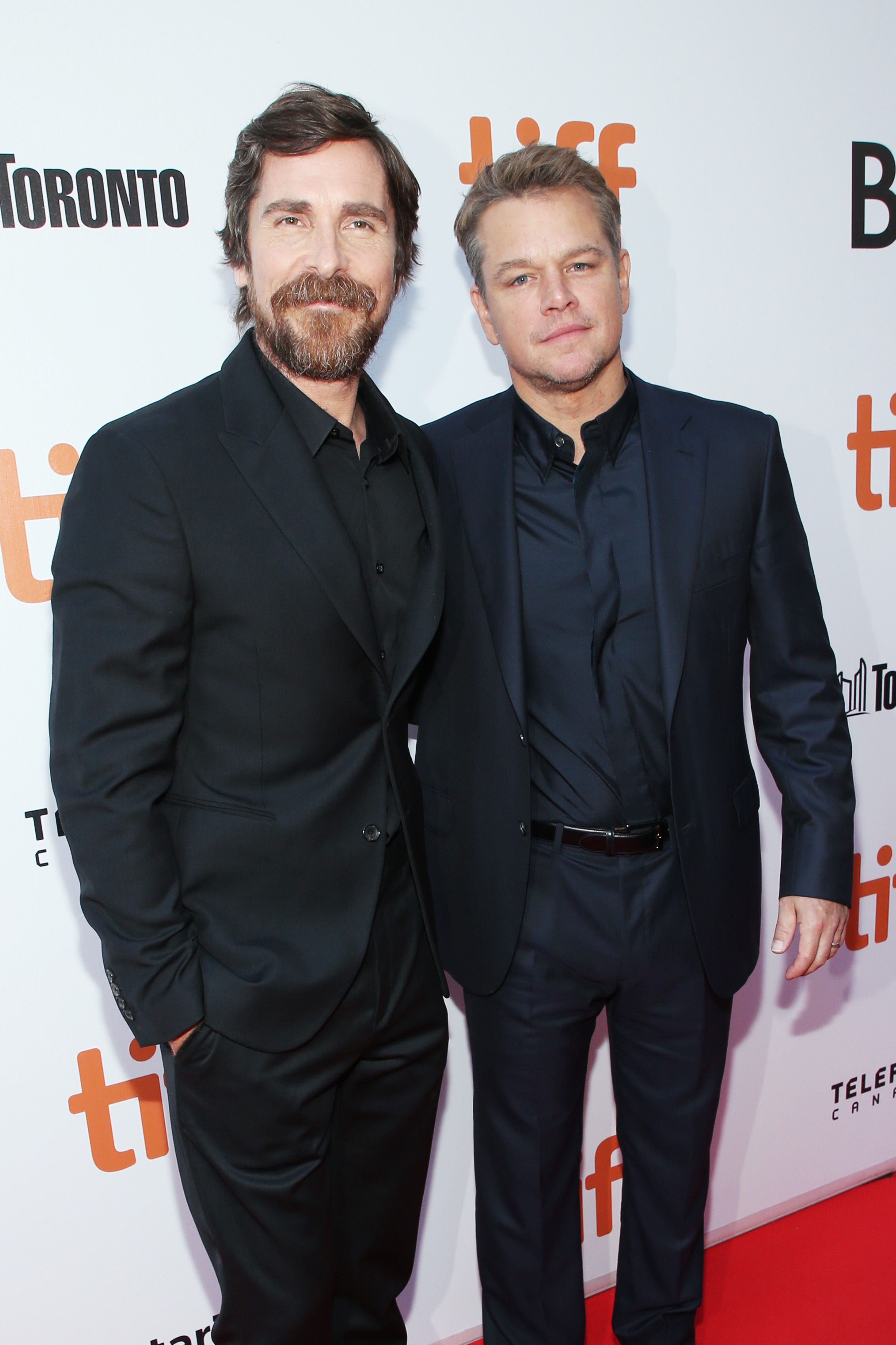 Christian Bale, Matt Damon bring star power to the carpet | Toronto ...