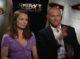 Anna Walton & Luke Goss (Hellboy II: The Golden Army) Interview 2008 ...