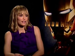 Leslie Bibb (Iron Man) Interview 2008 | Movie Interview